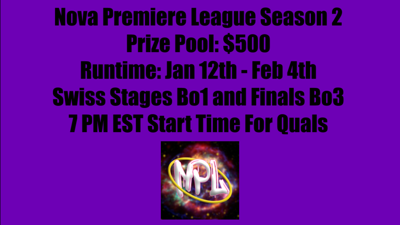 NPL Season 2 Open Quals 1 (PC) (NA) - Overview - Tournament ...