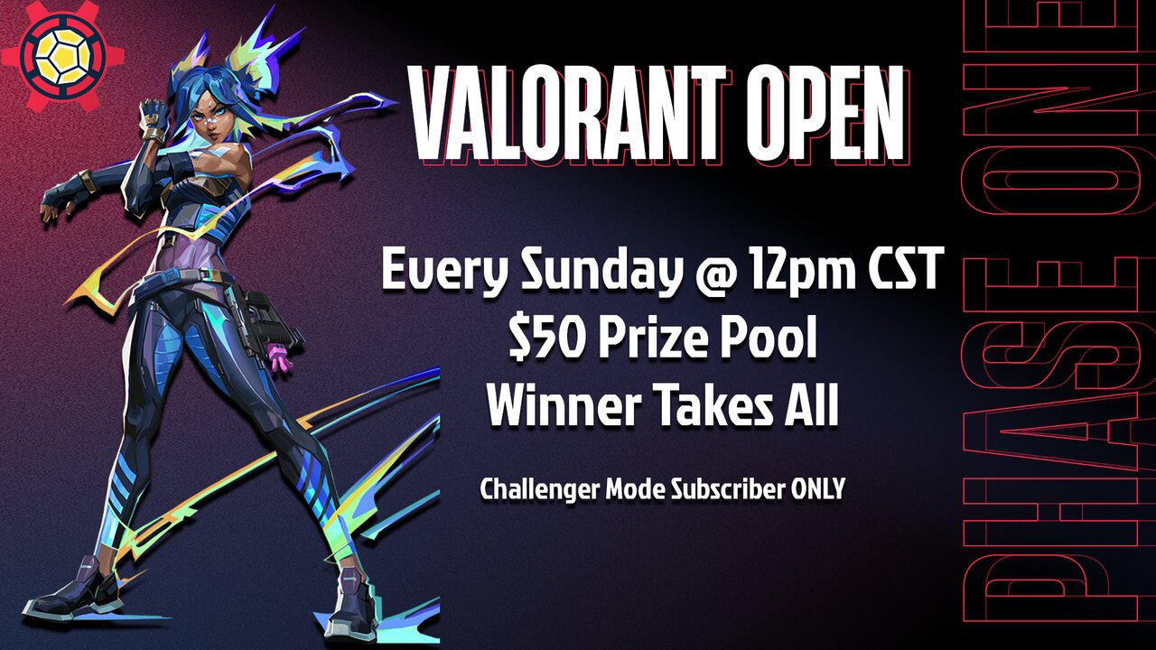 $50 Phase One VALORANT Weekly Open - Results - Tournament | Challengermode