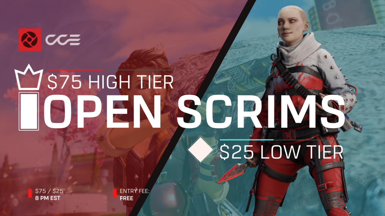 CCE UCX $100 Daily Scrim - Overview - Tournament | Challengermode