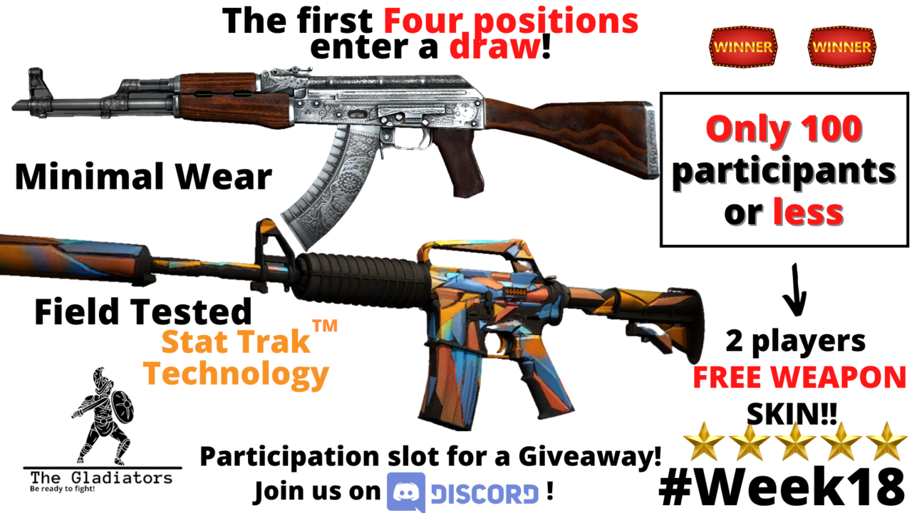 Week18#Short Knives Edition! Four Participation Slots for FREE Weapon ...
